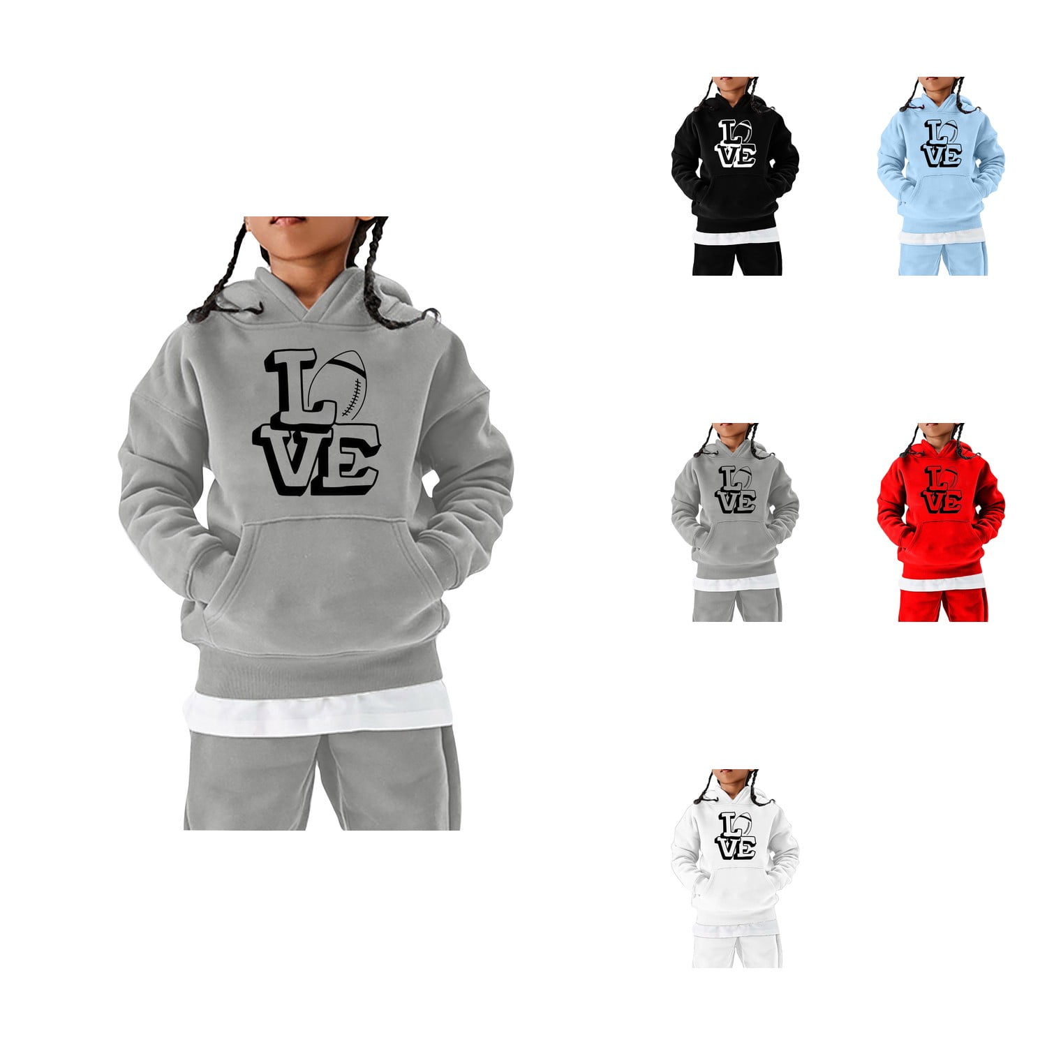 American Football Fans Sports Gift Teen Sweatshirt Vintage Rugby Player ...