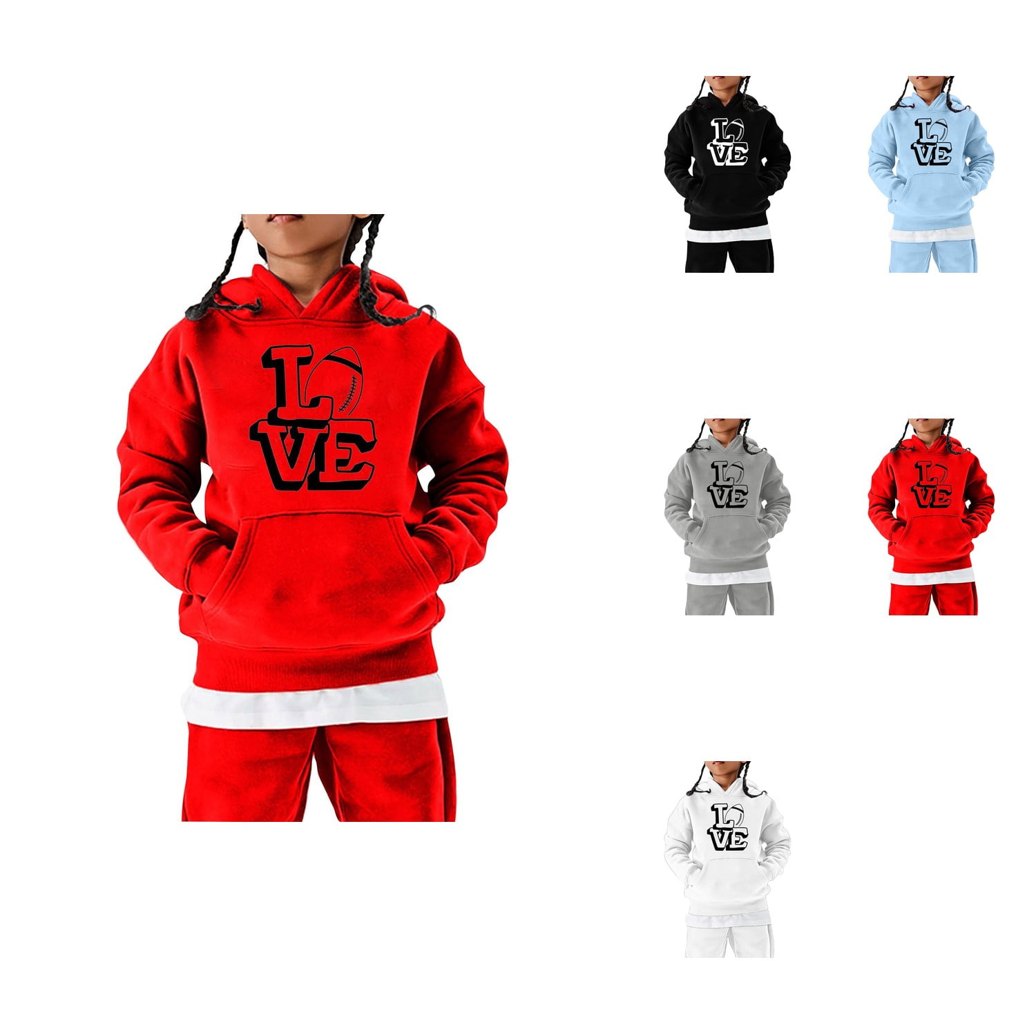 American Football Fans Sports Gift Teen Sweatshirt Vintage Rugby Player ...