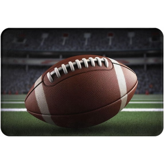 American Football Indoor Doormat Memory Sponge Rug Non Slip Rubber ...