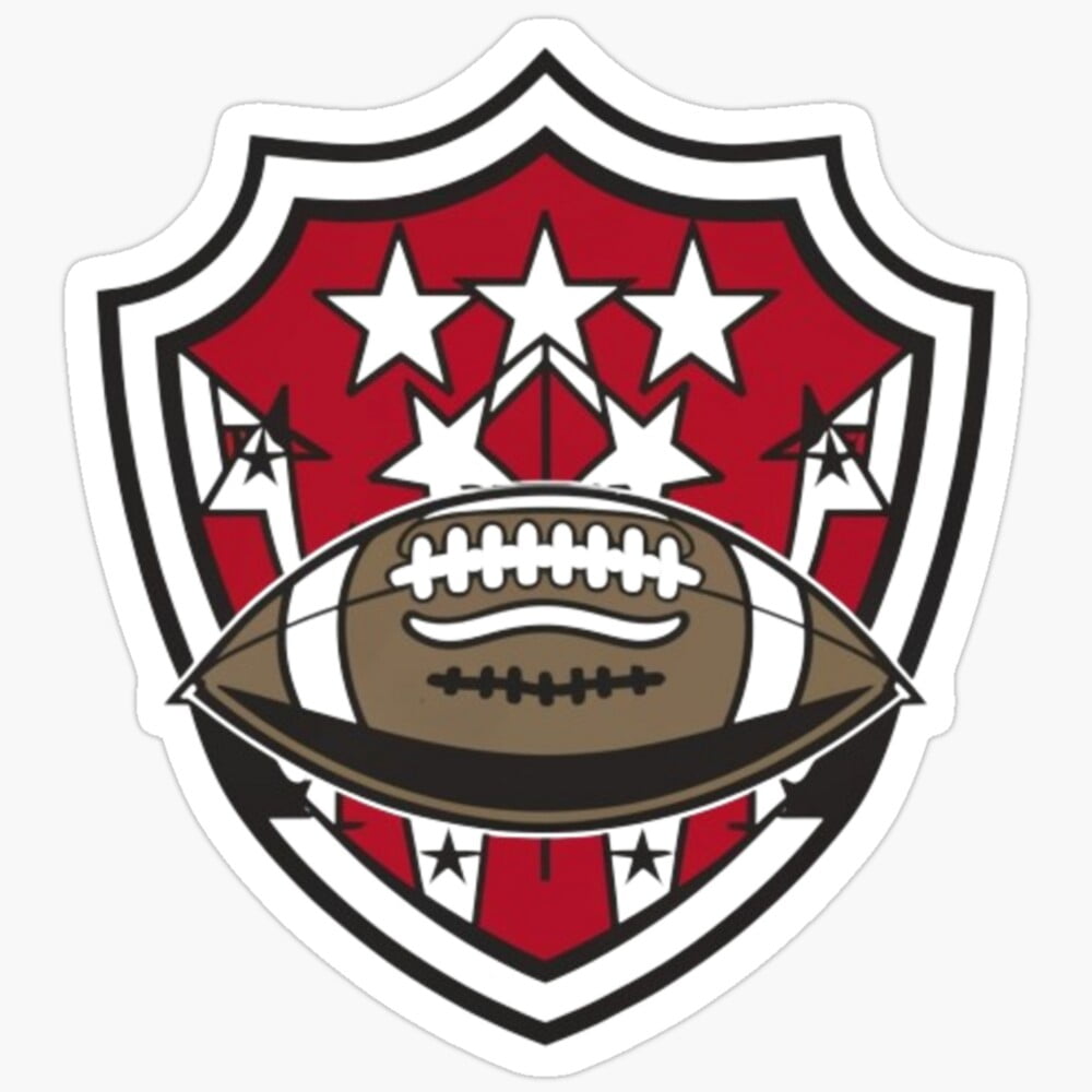 American Football Logo Sticker Baseball Sticker, Football Sticker ...