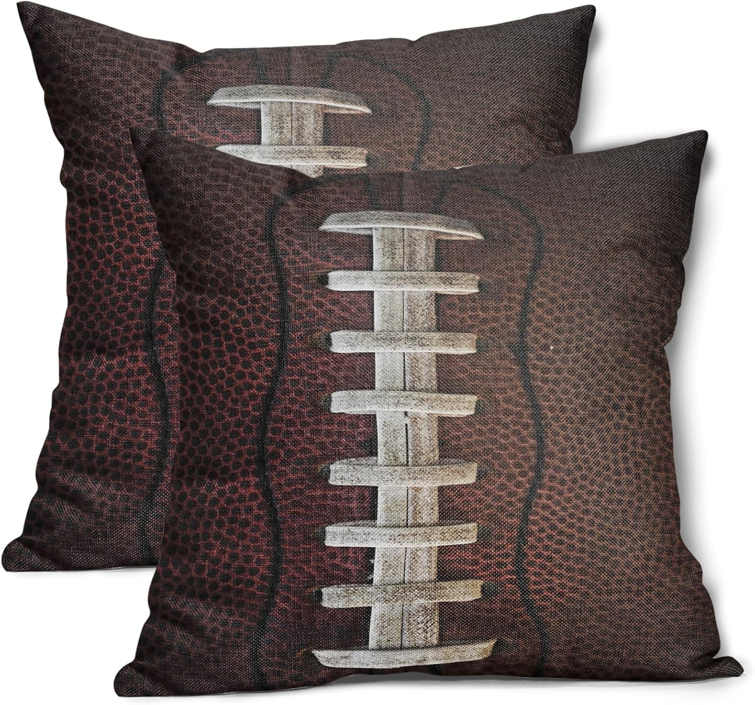 American Football Pillow Covers 20X20 InchLaces Detail Closeup Sport ...