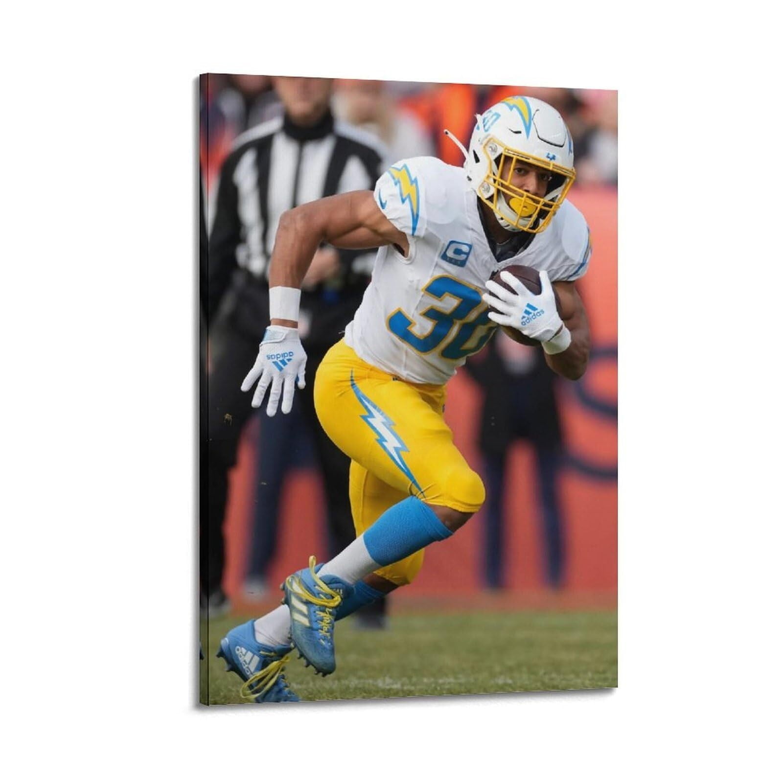 American Football Player Austin Ekeler Canvas Poster Poster Album Cover ...