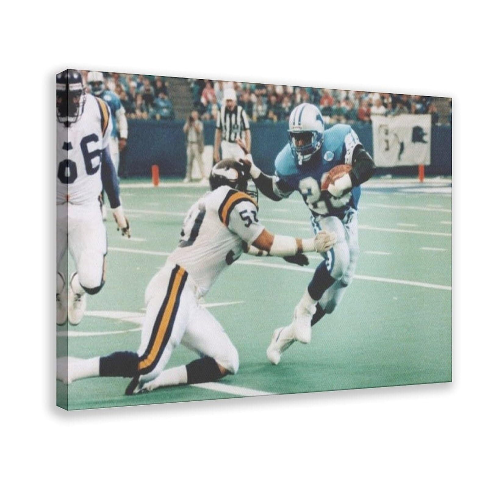 American Football Posters Barry Sanders Poster Sports Star79 Canvas ...