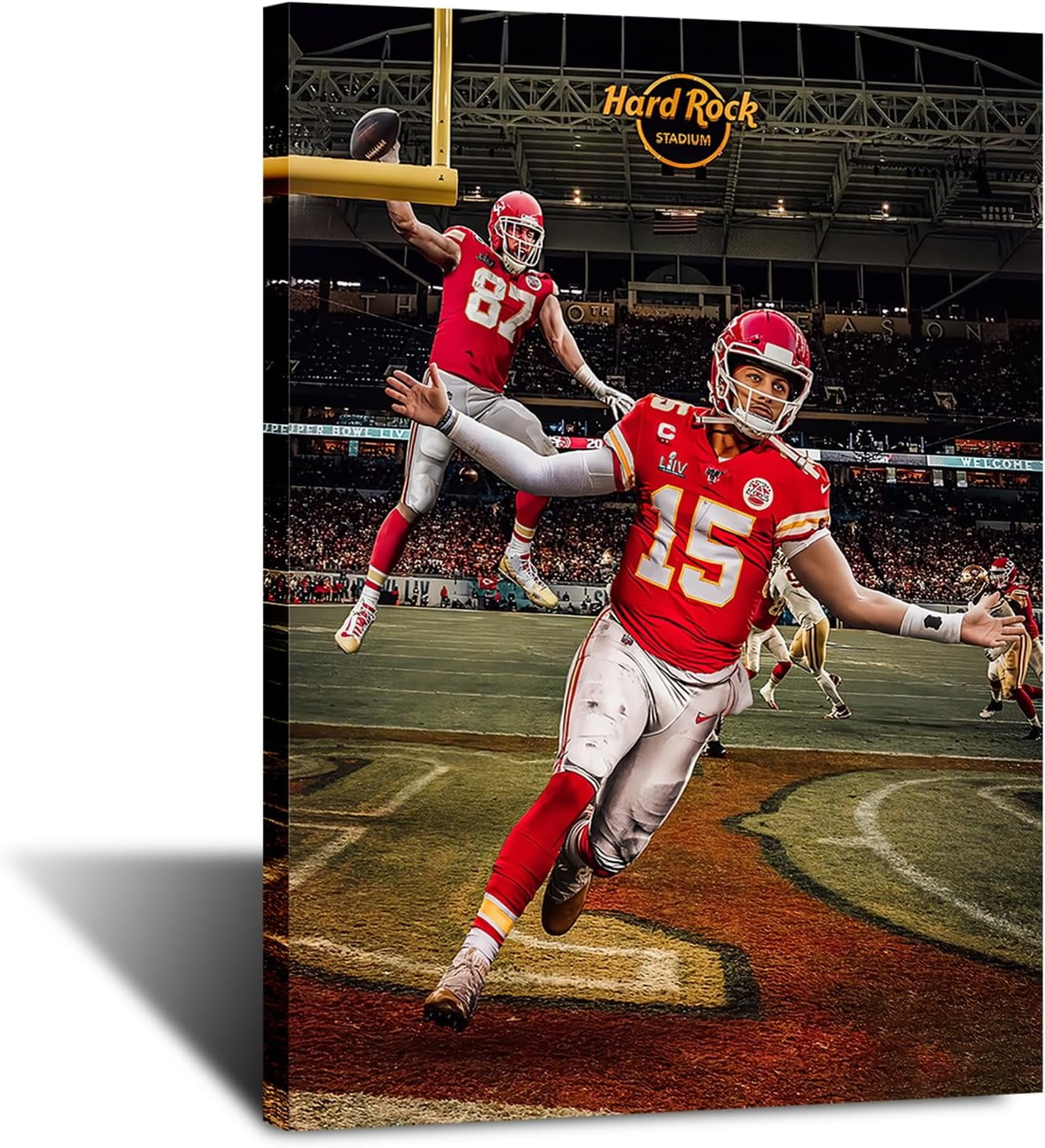 American Football Posters Patrick Mahomes Travis Kelce Poster Sports ...
