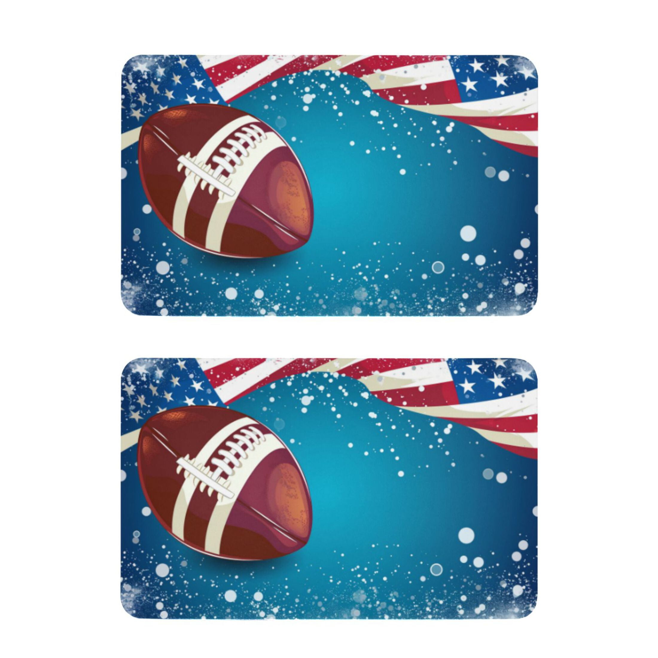 American Football Refrigerator Magnet Stickers Square Fridge Magnetic ...