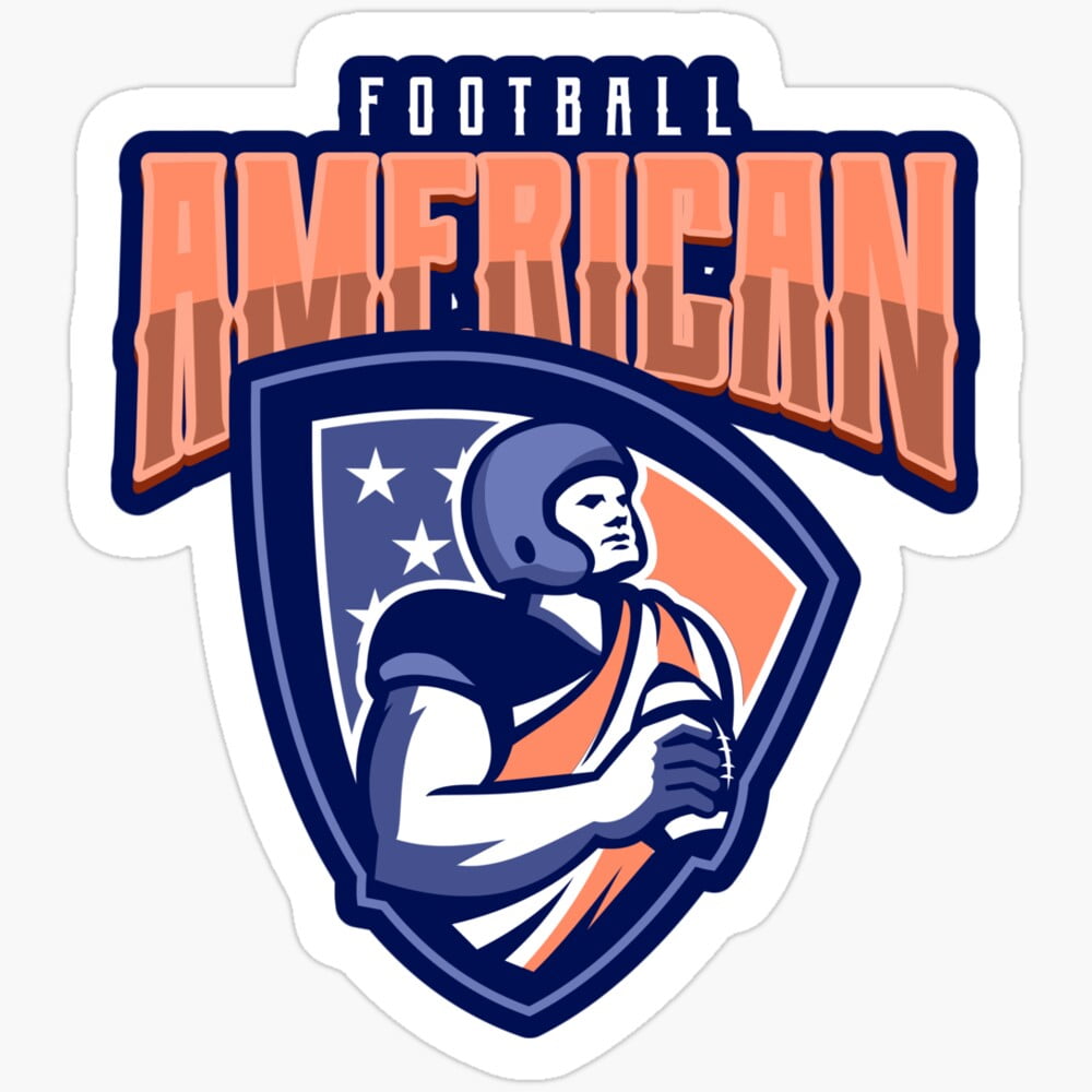 American Football Sports Sticker Baseball Sticker, Football Sticker ...