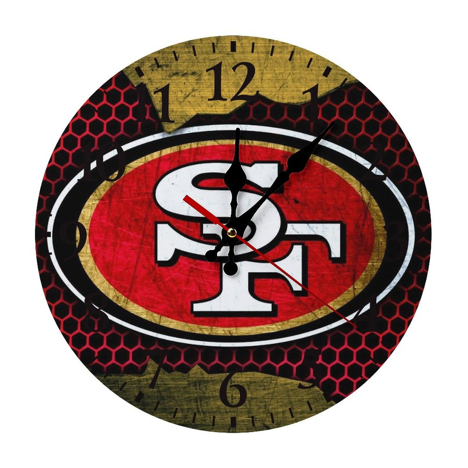 American Football Team (269) Wall Clock Modern Design Clocks Wall ...