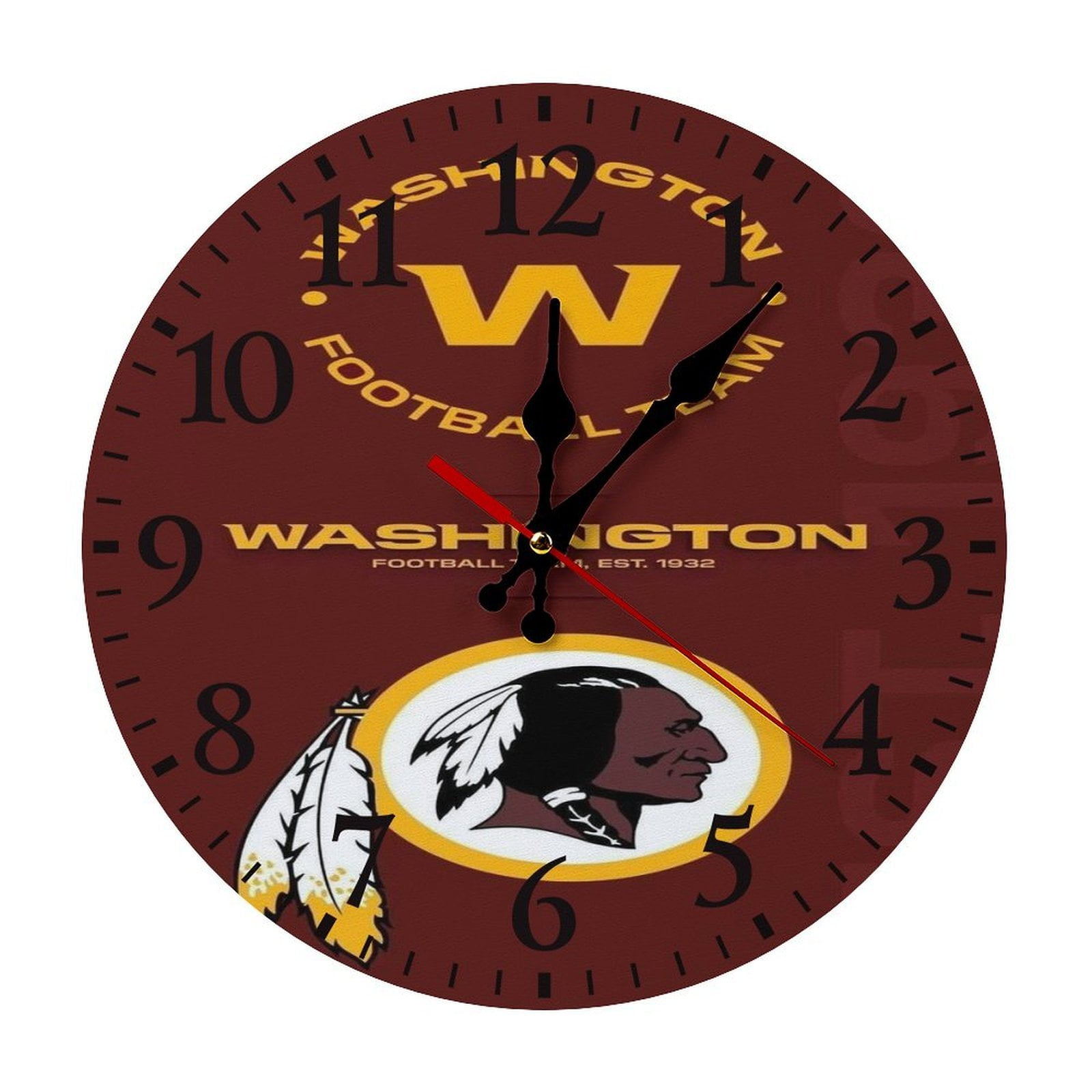American Football Team (28) Wall Clock Modern Design Clocks Wall ...