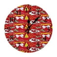 American Football Team (522) Wall Clock Modern Design Clocks Wall ...