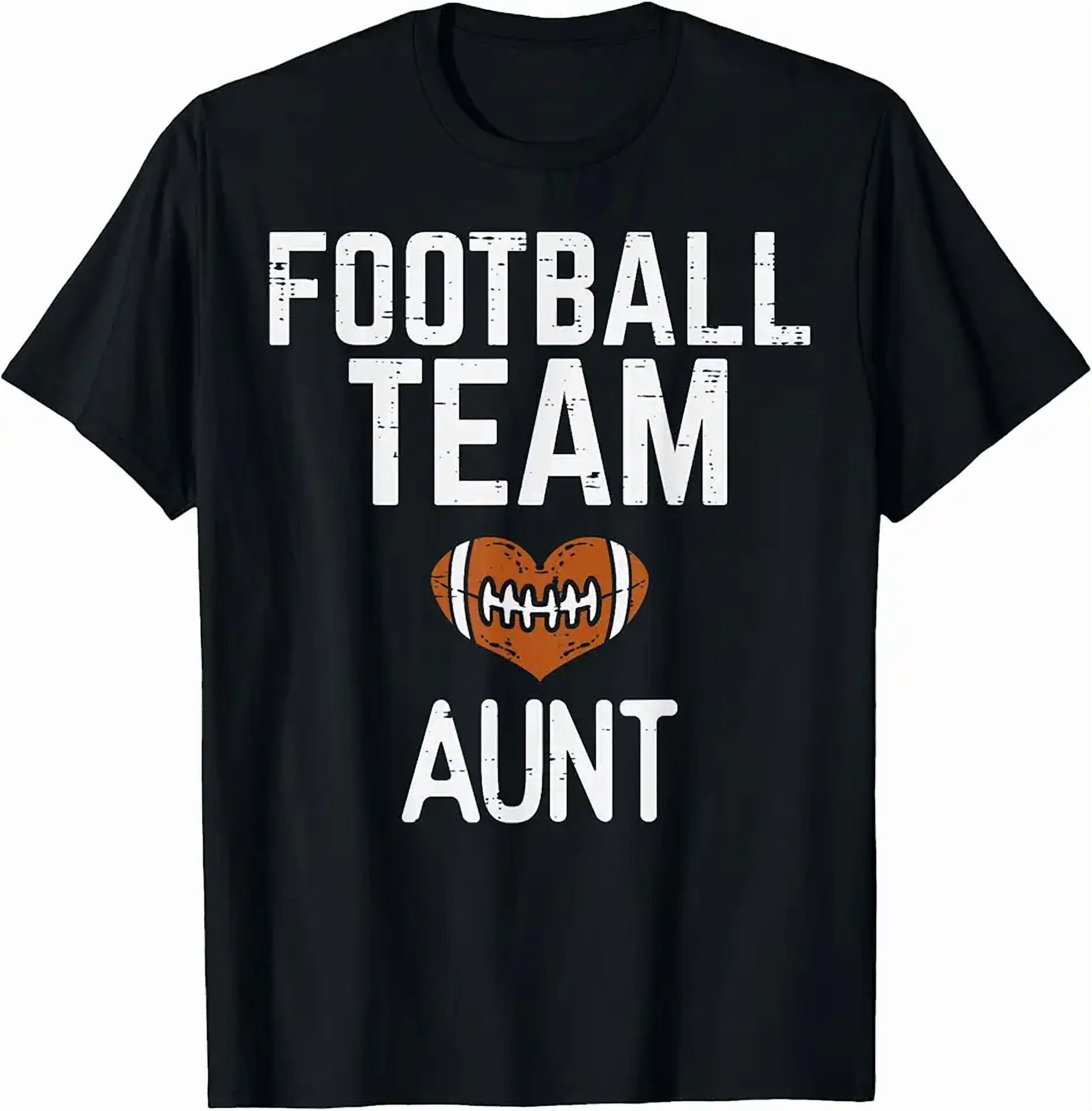 American Football Team Aunt Family Match Aunty Auntie Women T-Shirt ...