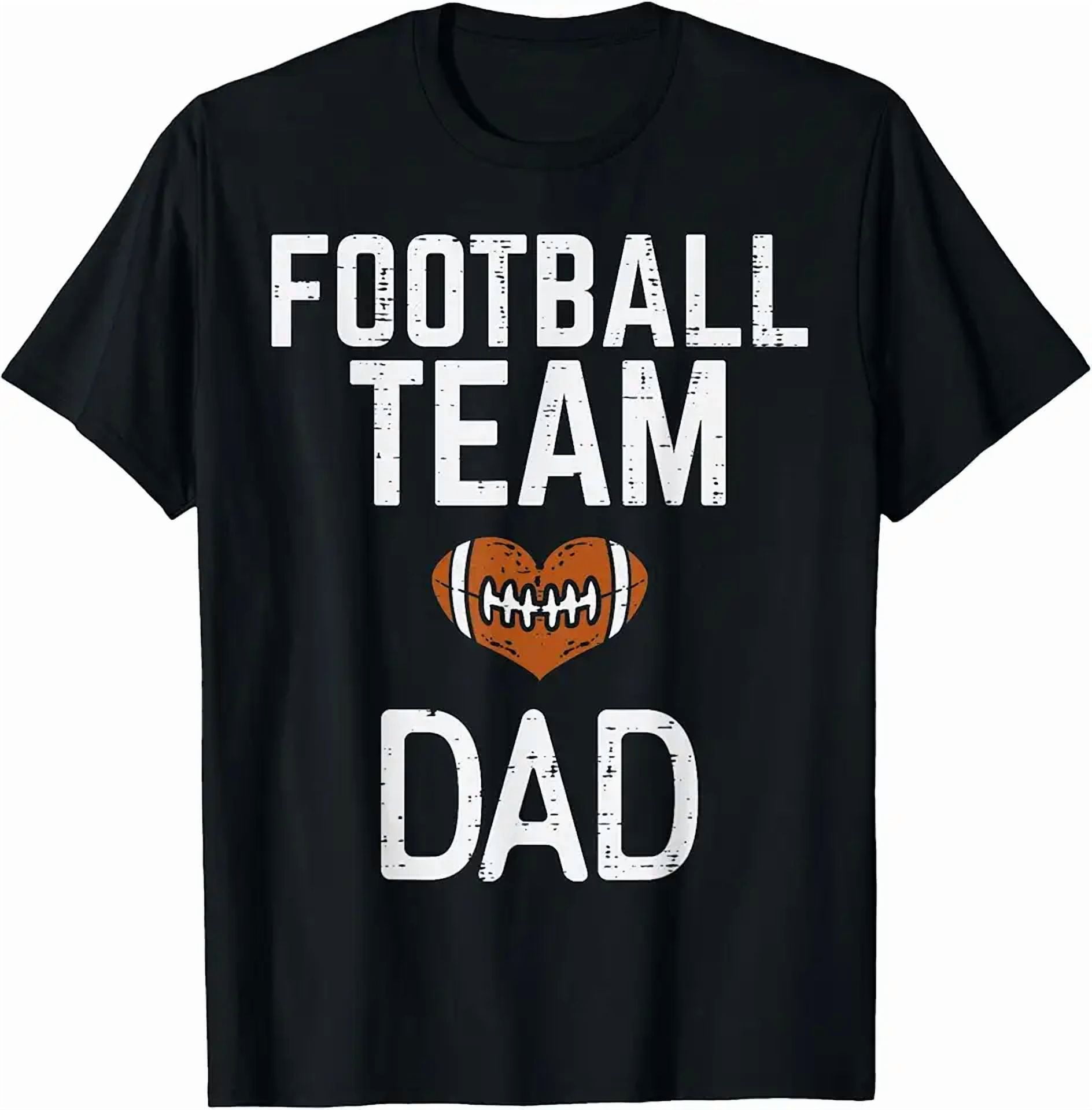 American Football Team Dad Family Matching Daddy Papa Men T-Shirt ...