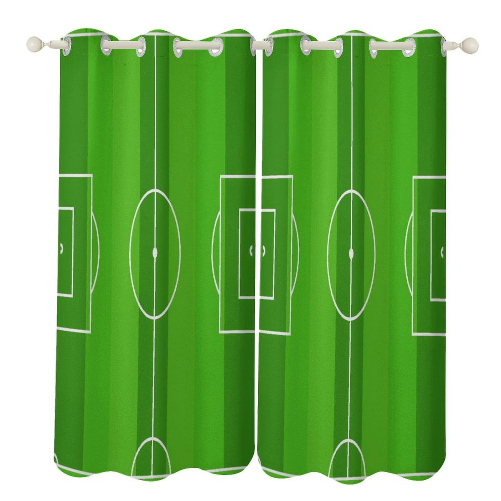 American Football Team Field Blackout Curtain 3d Printed Window Curtain ...