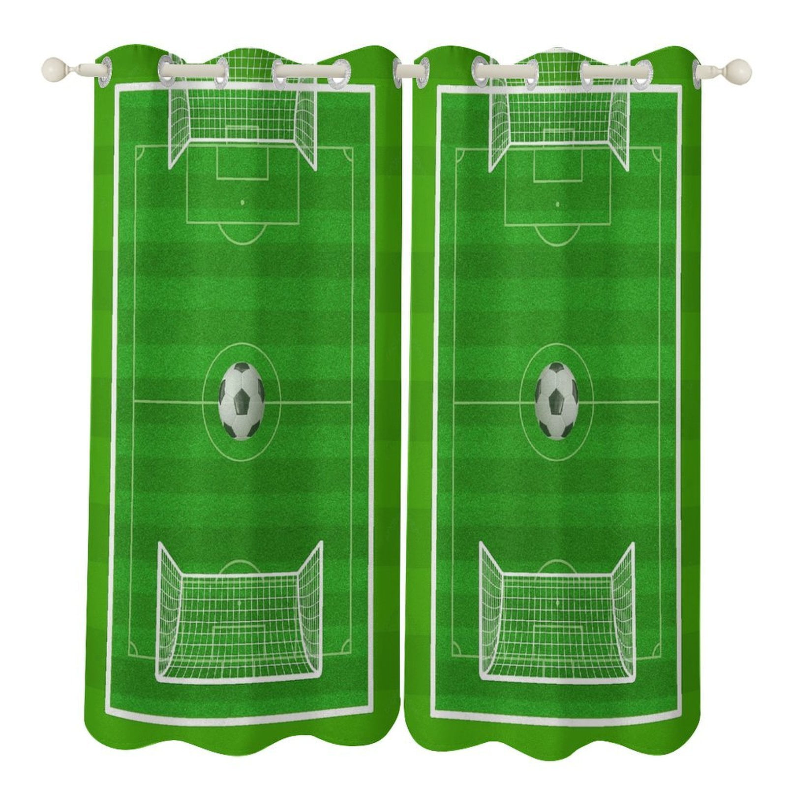 American Football Team Field Window Blackout Curtain 3d Printed Curtain ...