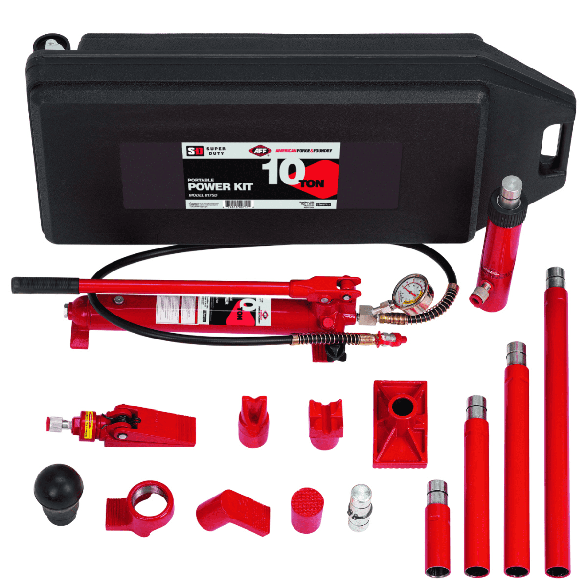 American Forge & Foundry Collision & Body Repair Kit - 10 Ton Capacity ...