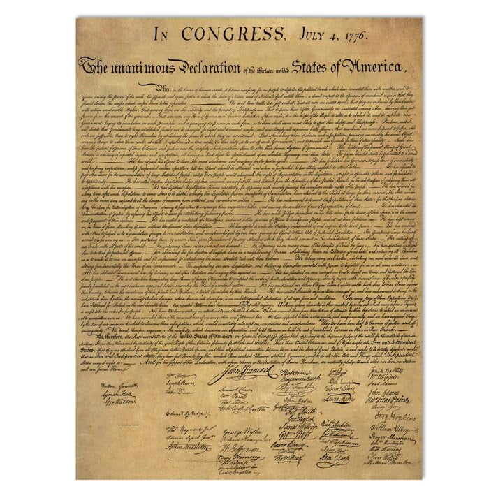American Founding documents Laminated 3 pack EXTRA LARGE: US ...