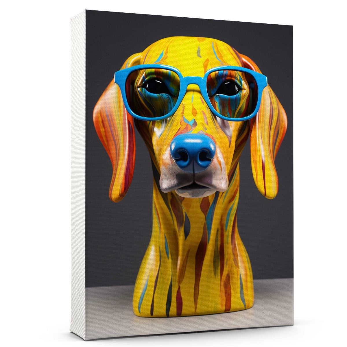 American Foxhound Art Print Poster, Dog Wall Art Painting Decor, Dog ...