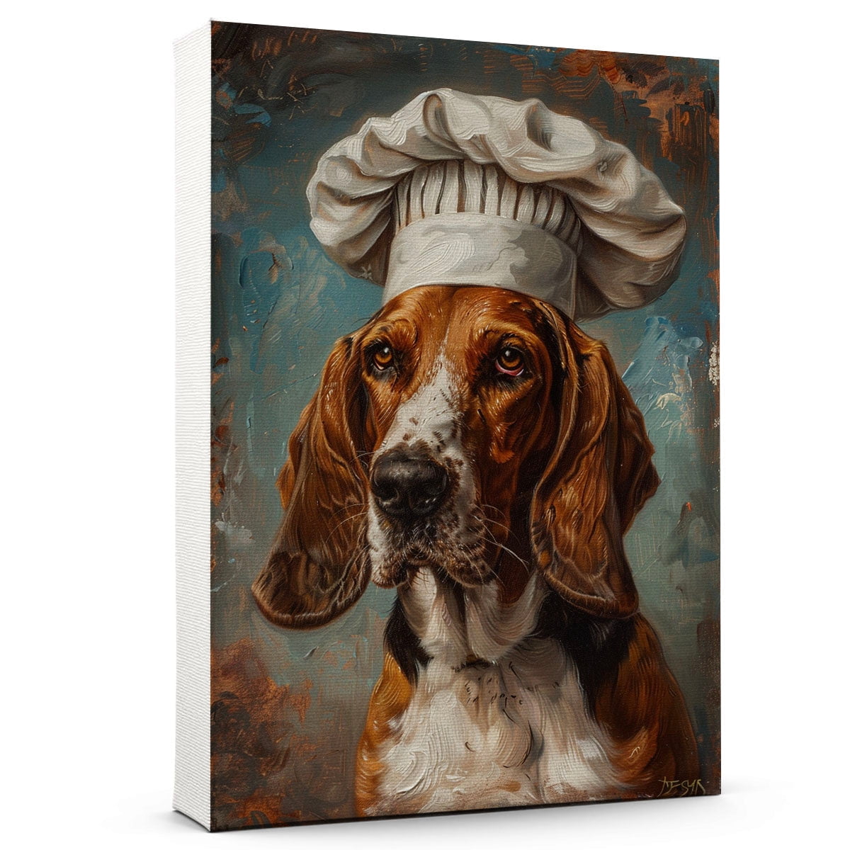 American Foxhound Dog Canvas Wall Art, American Foxhound Dog Poster ...