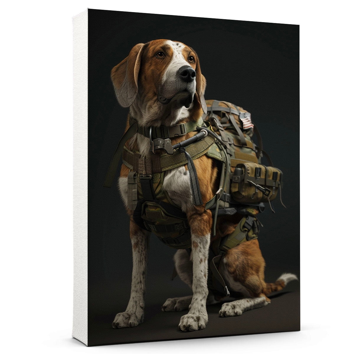 American Foxhound Dog in a Costume Poster Unframe, American Foxhound ...