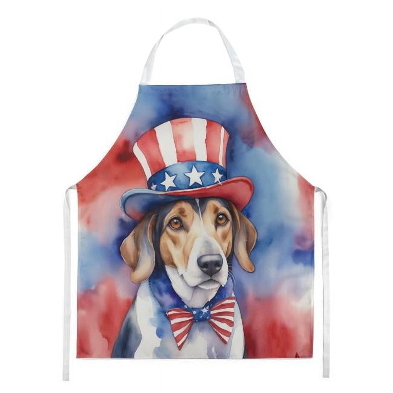 American Foxhound Patriotic American Apron 27 in x 30 in - Walmart.com