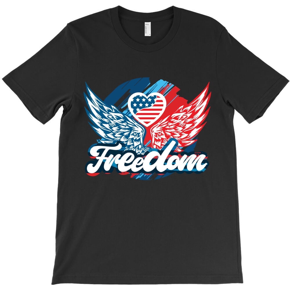 American Freedom 4th of July Patriotic Plus Size Themed Funny H16492 ...