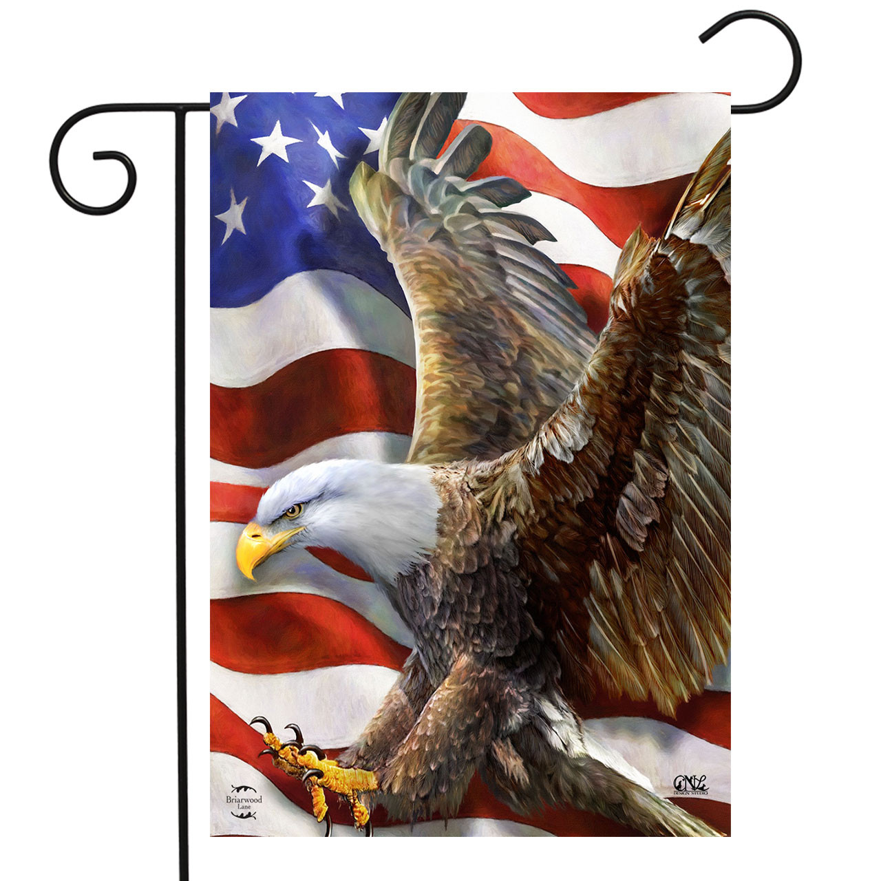 Briarwood Lane American Freedom Eagle Garden Flag - Walmart.com