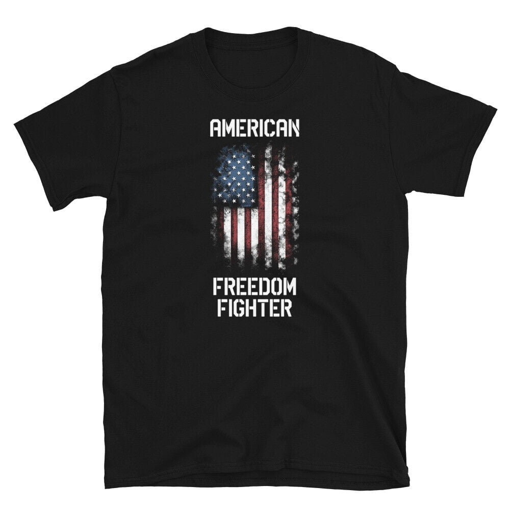 American Freedom Fighter USA Military Veteran Short-Sleeve Unisex T ...