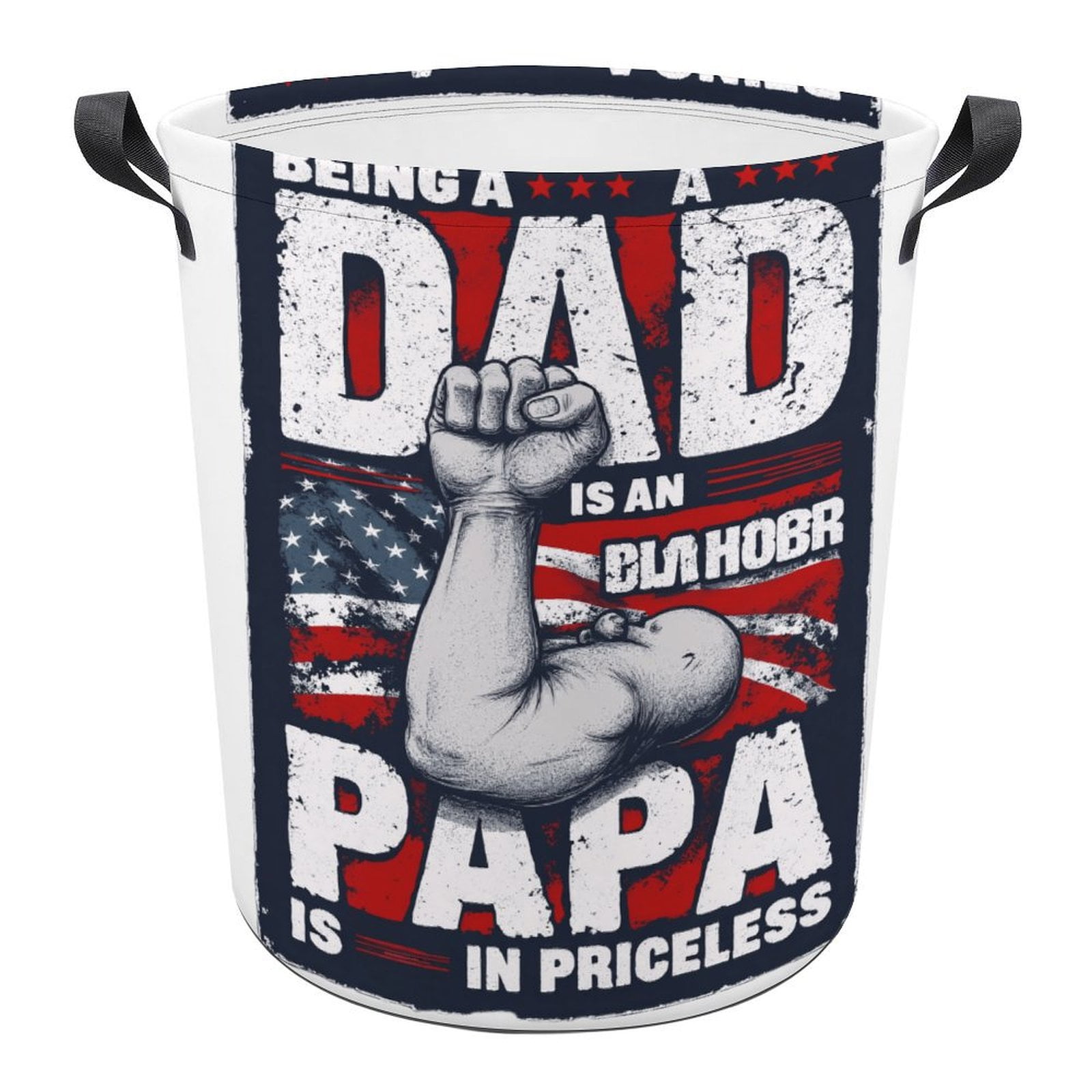 American Freedom Independence Print Foldable Laundry Basket for Clothes ...