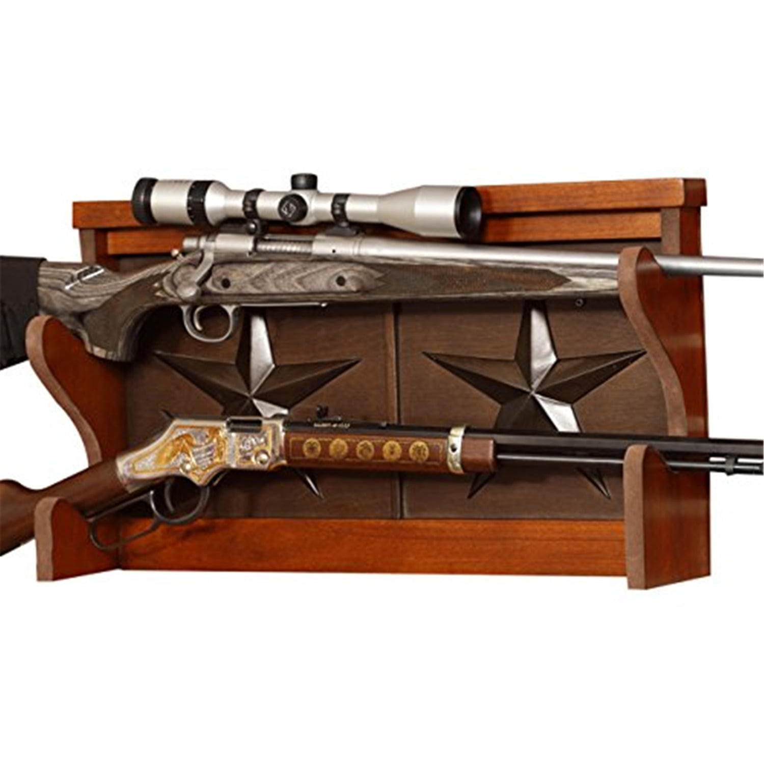 American Furniture Classics Lone Star 2 Gun Wall Rack - Walmart.com