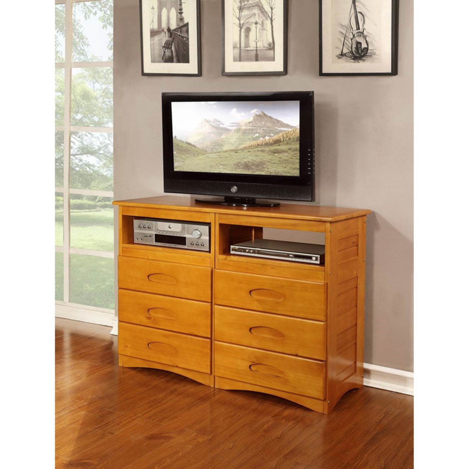 American Furniture Classics Model 2171, Solid Pine Entertainment ...