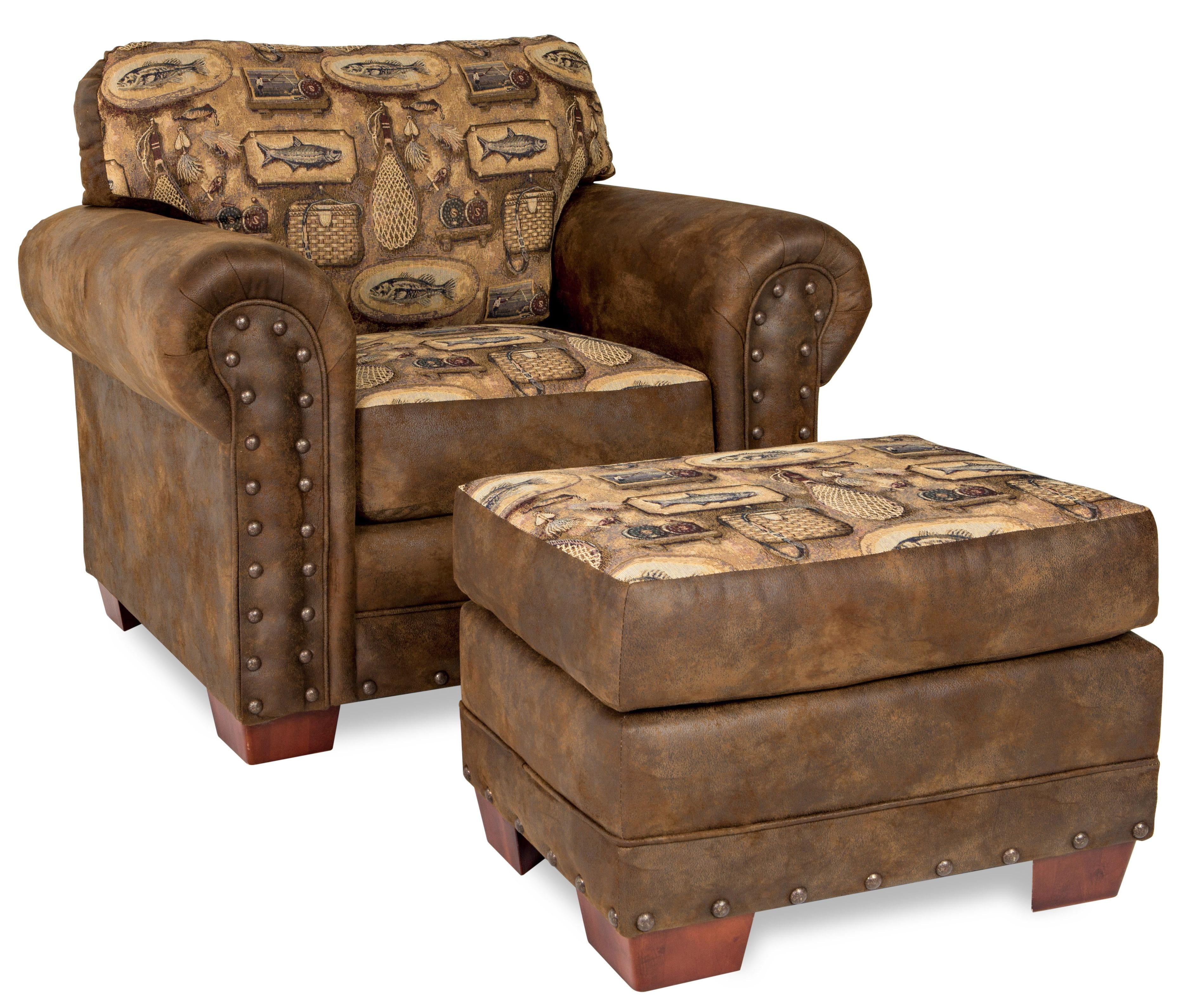 American Furniture Classics Model 8501-00-80 River Bend Arm Chair with ...