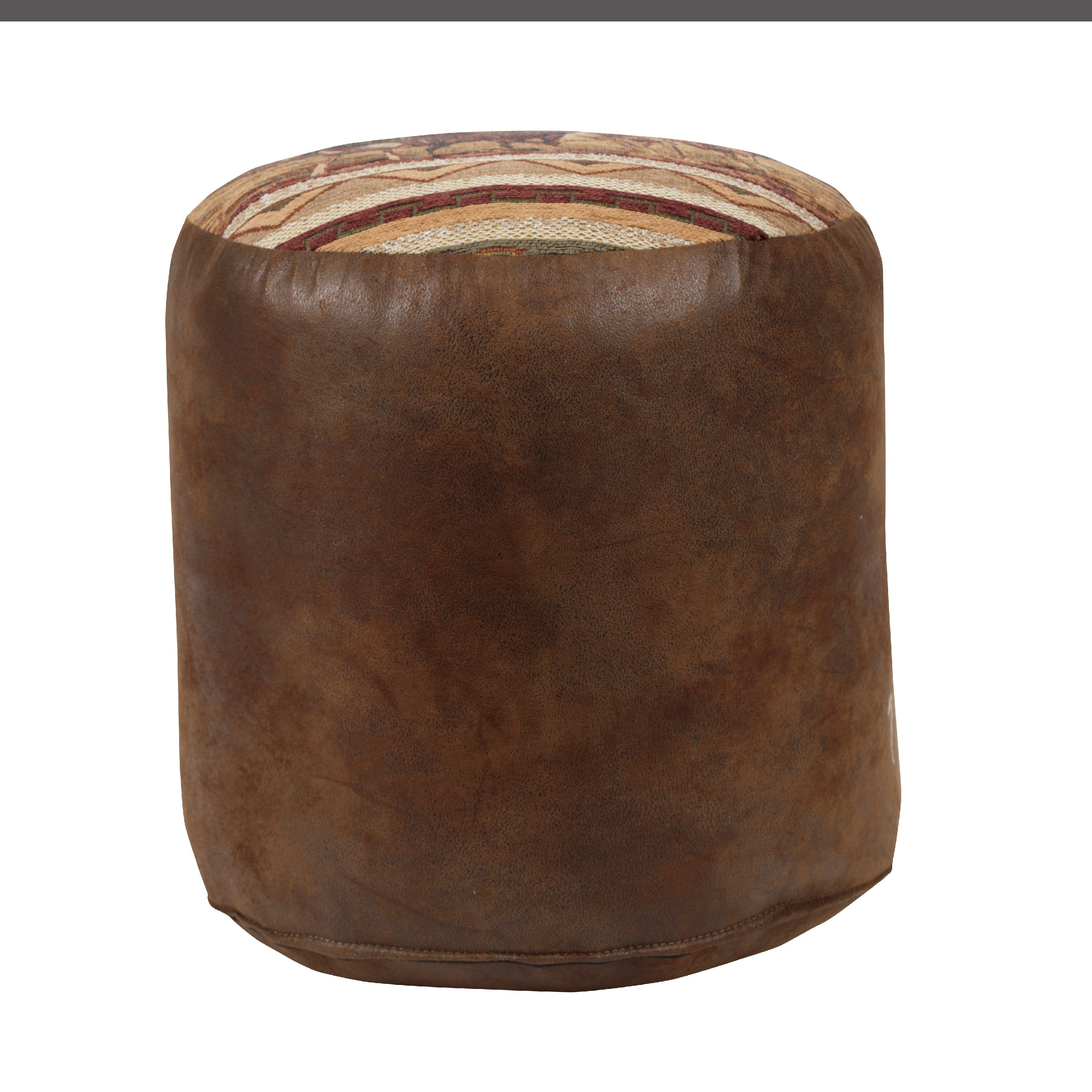 American Furniture Classics Wild Horses Tapestry Pouf Ottoman - Walmart.com