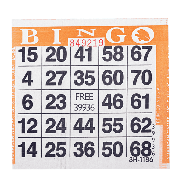bingo playing cards