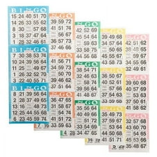 Disposable Bingo Cards