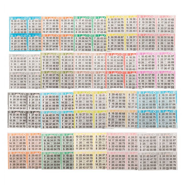 American Games Bingo Paper Game Cards - 4 cards - 20 sheets - 50 books ...