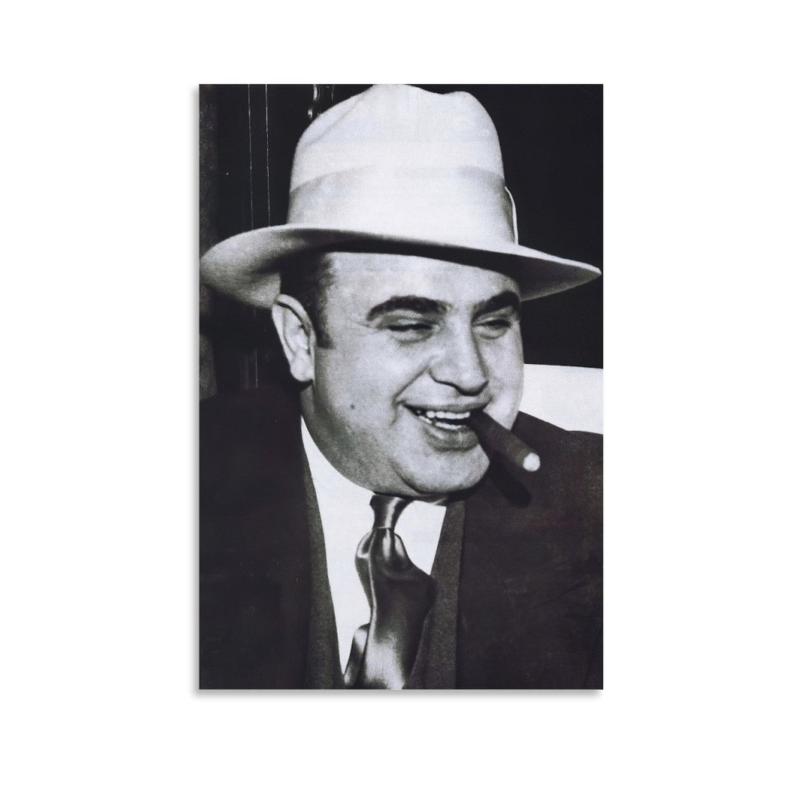 American Gangster And Businessman Al Capone Celebrity Poster Wall Art ...