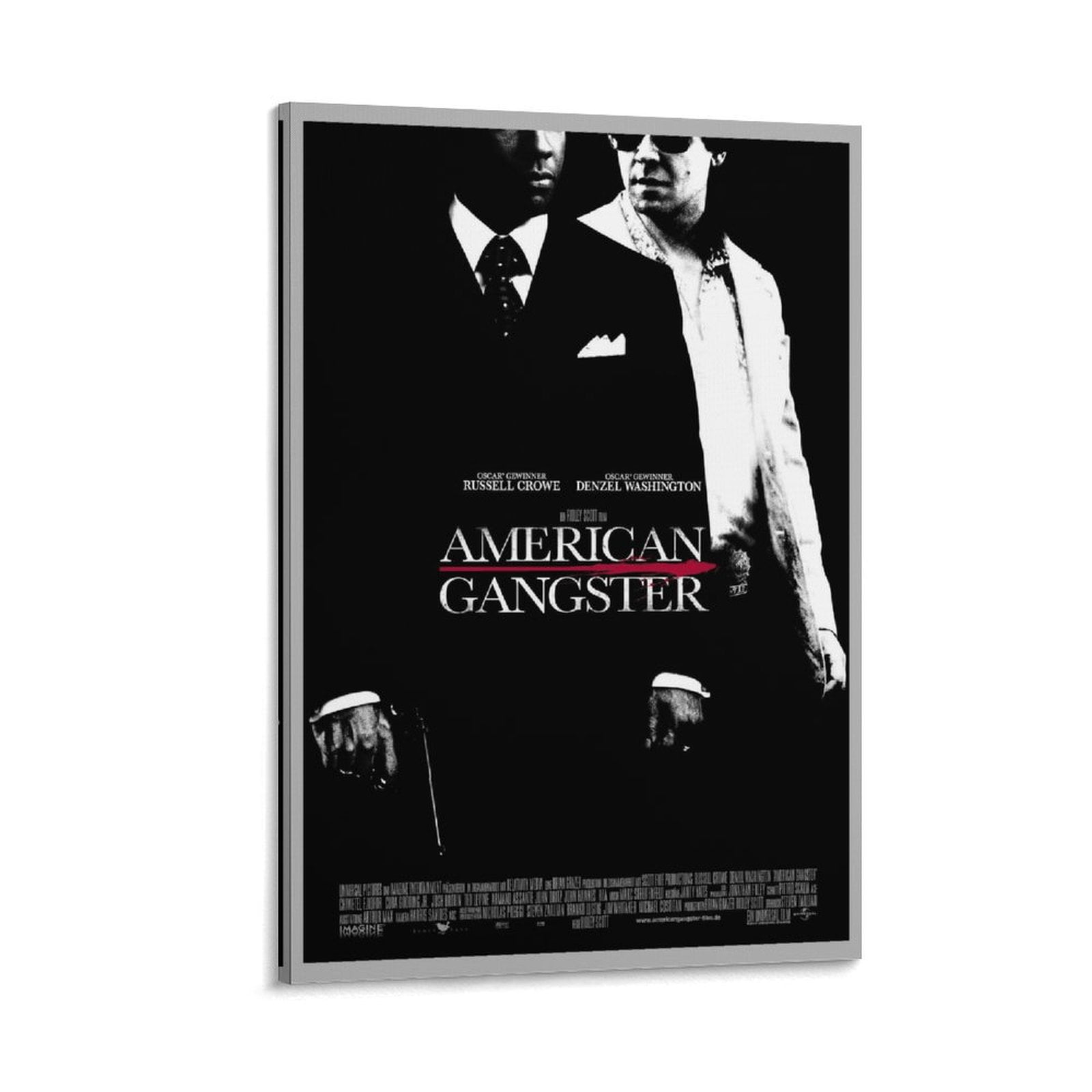 American Gangster Classic Movie Poster Painting On Canvas Wall Art ...