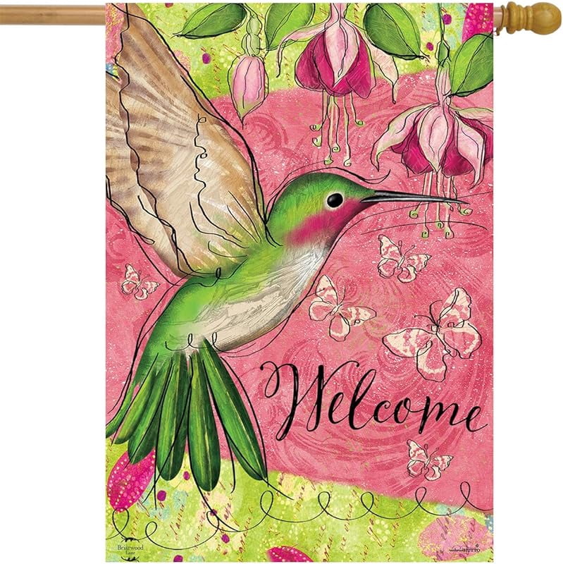 American Garden Birds Summer House Flag 12X18 inch Spring Summer House ...