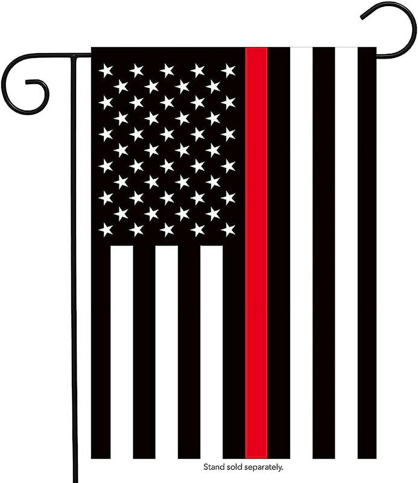 American Garden Flag Red Line Garden Flags 12 x 18 Inches Double Sided ...