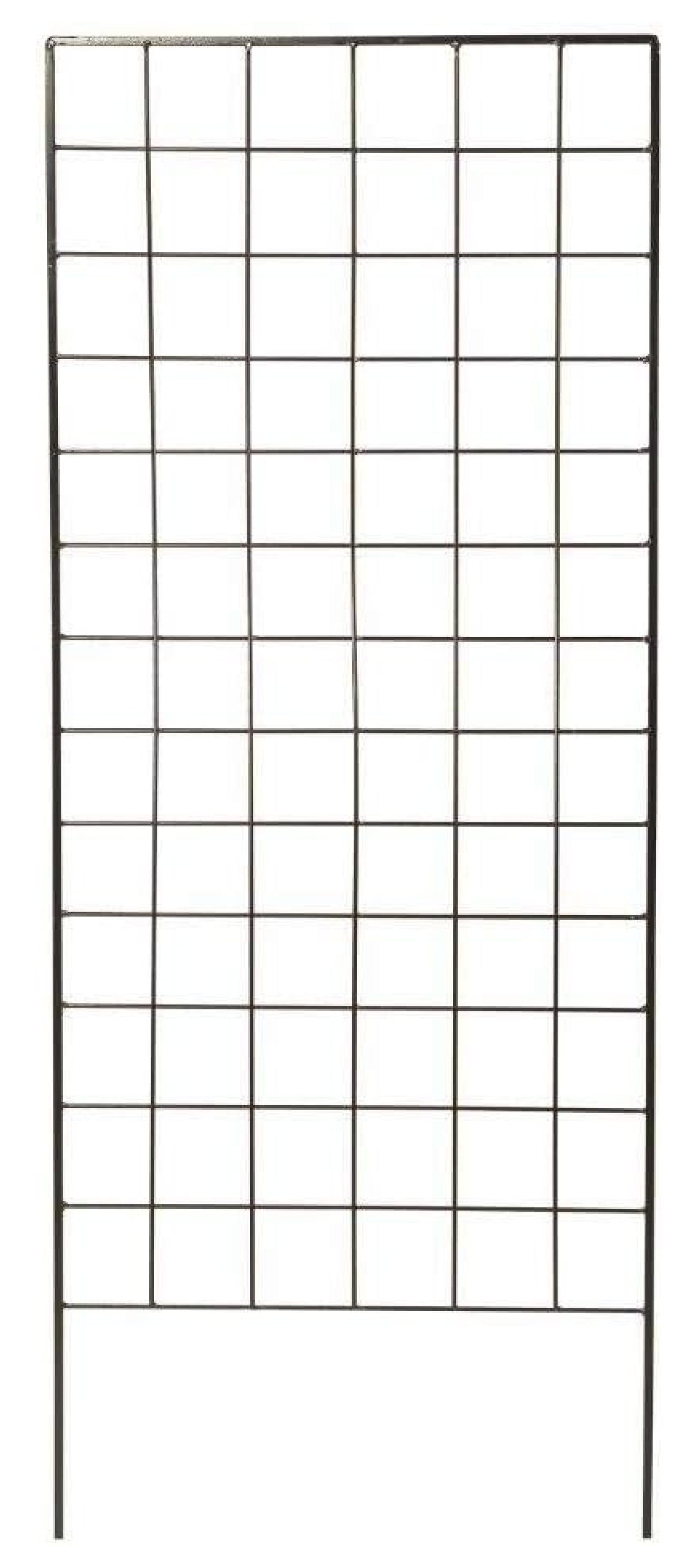 American Garden Works STNMB Narrow Screen Trellis, Black 64.25"H ...