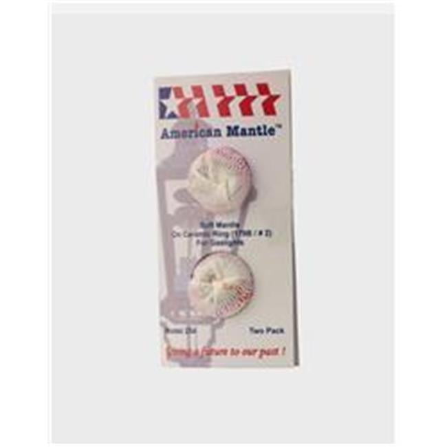 American Gas Lamp Works Soft Inverted Mantles Pack of 2 - Walmart.com