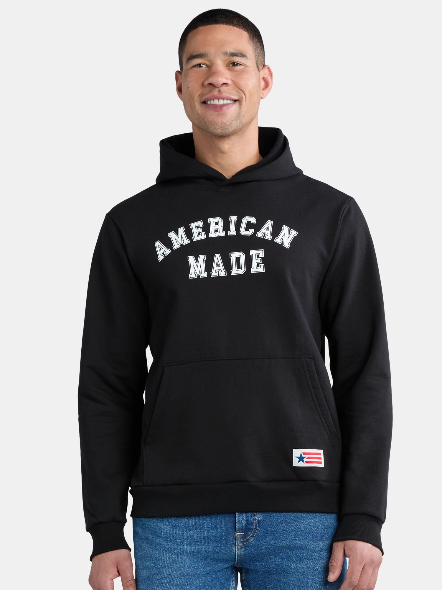 American Giant Pullover Hoodie Men’s XS-3XL Fleece Kangaroo Pocket Made ...