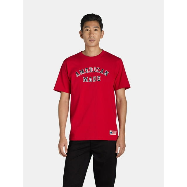 American Giant Unisex USA Tee Shirt, Men's Sizes XS-3XL - Walmart.com