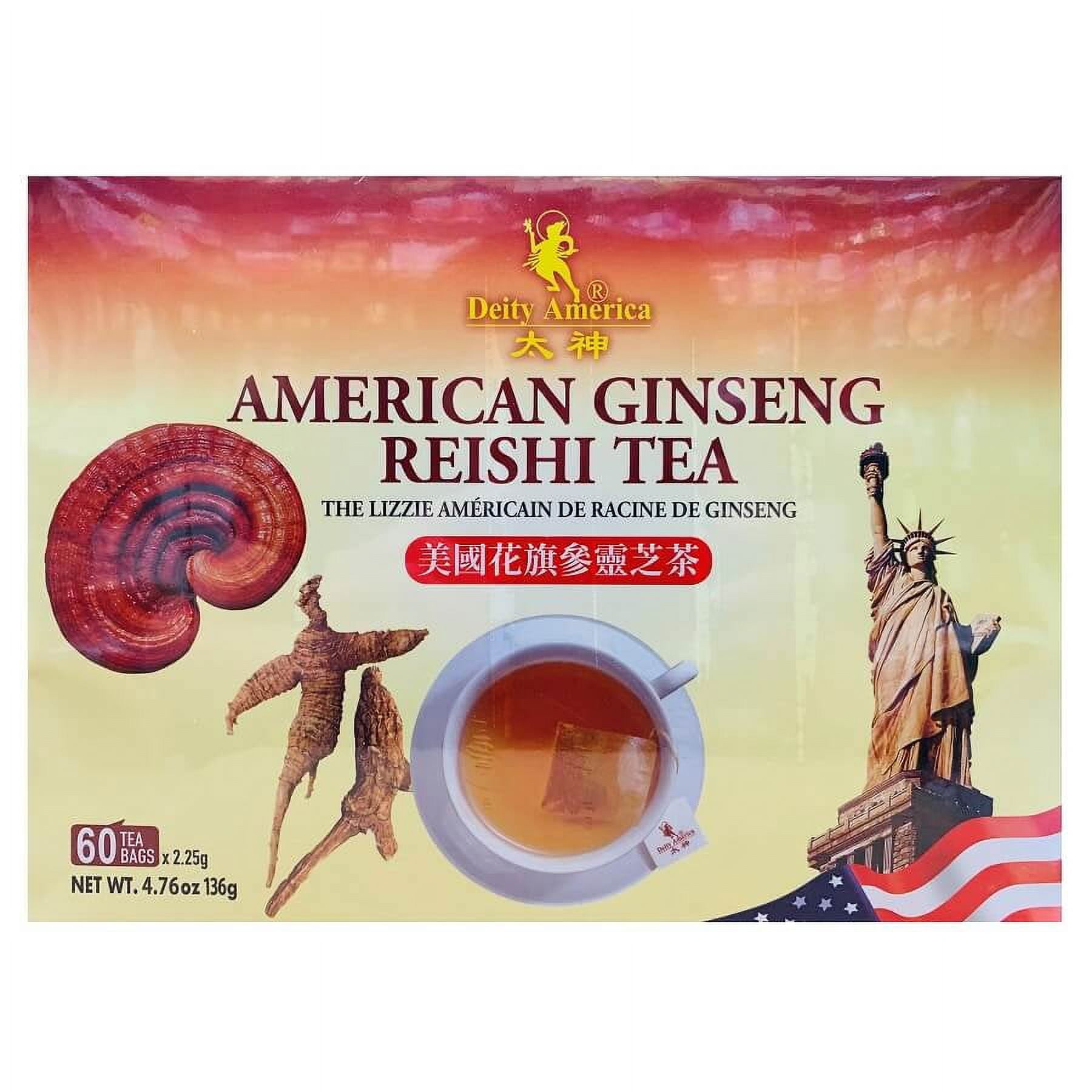 American Ginseng Reishi Tea (60 Tea Bags) - Walmart.com