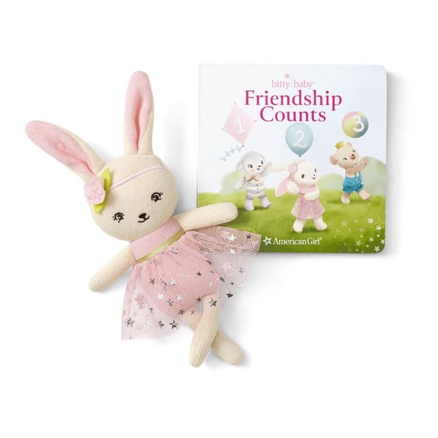 American Girl Bitty’s 6-inch Plush Bunny Friend & Friendship Counts ...