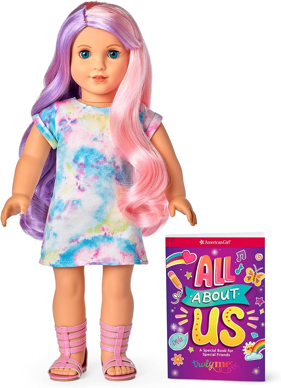 American Girl Doll #116 Pink Purple Hair Blue Eyes Light Skin Artsy ...
