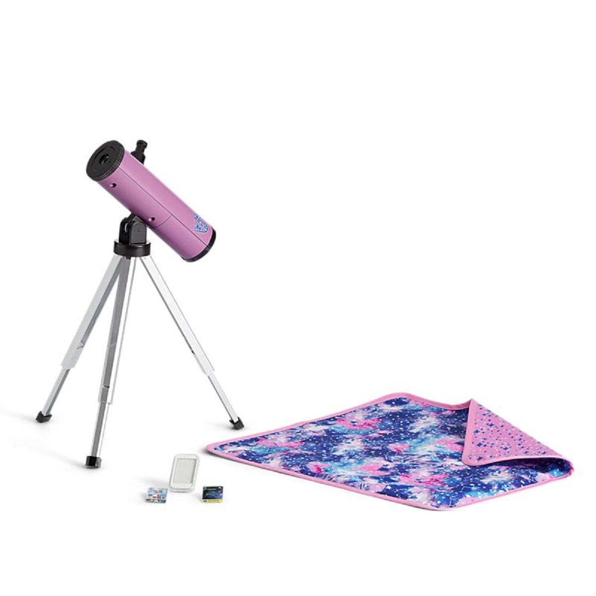 American Girl Doll 2019 Luciana Telescope Projector Blanket Phone Set w Box