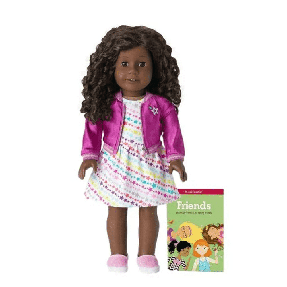American Girl Doll #85 Dark Skin Black Hair & Brown Eyes Truly Me 18 ...