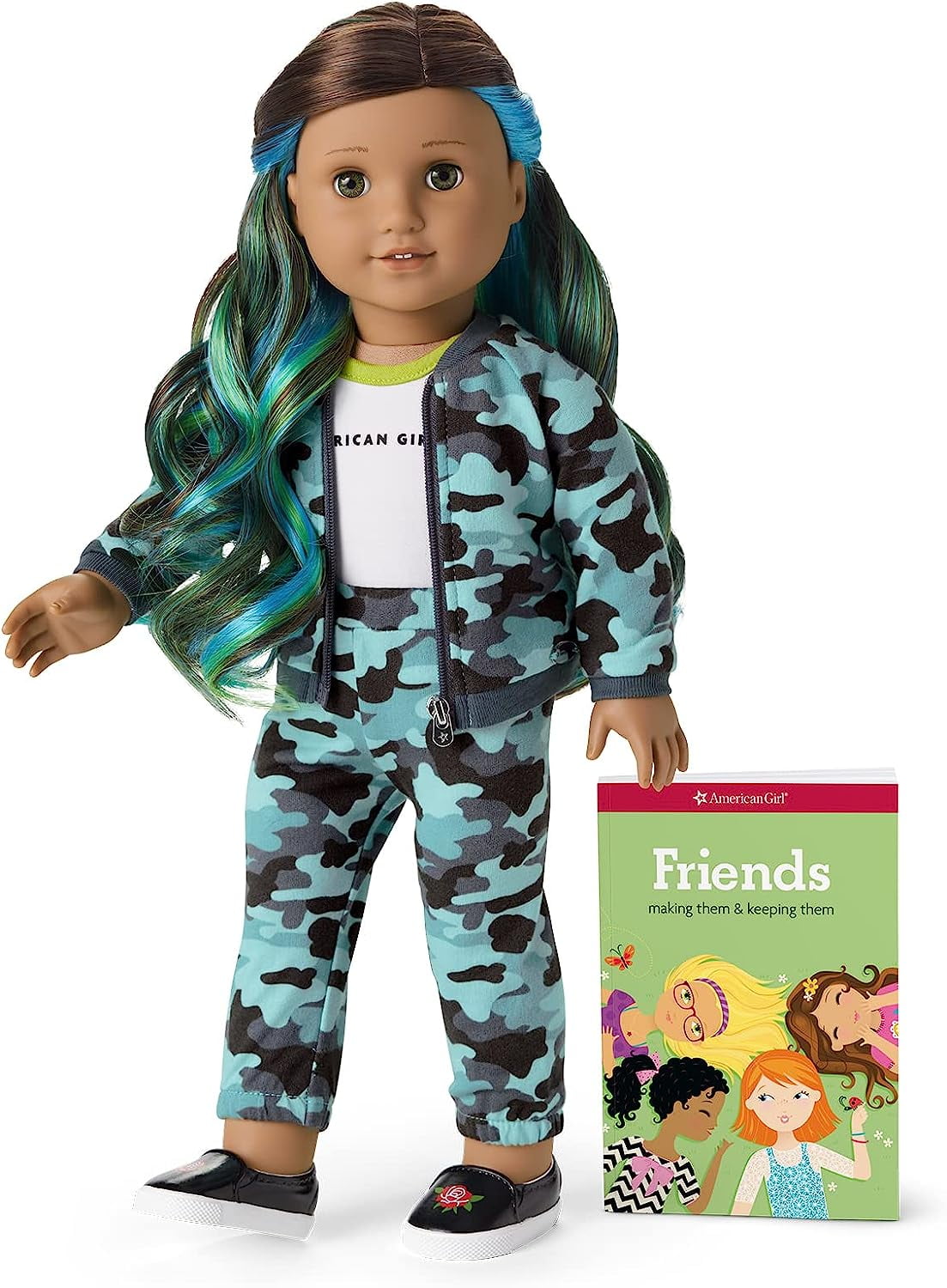 Free Shipping! American Girl Doll #89 Hazel Eyes Brown Hair Blue ...