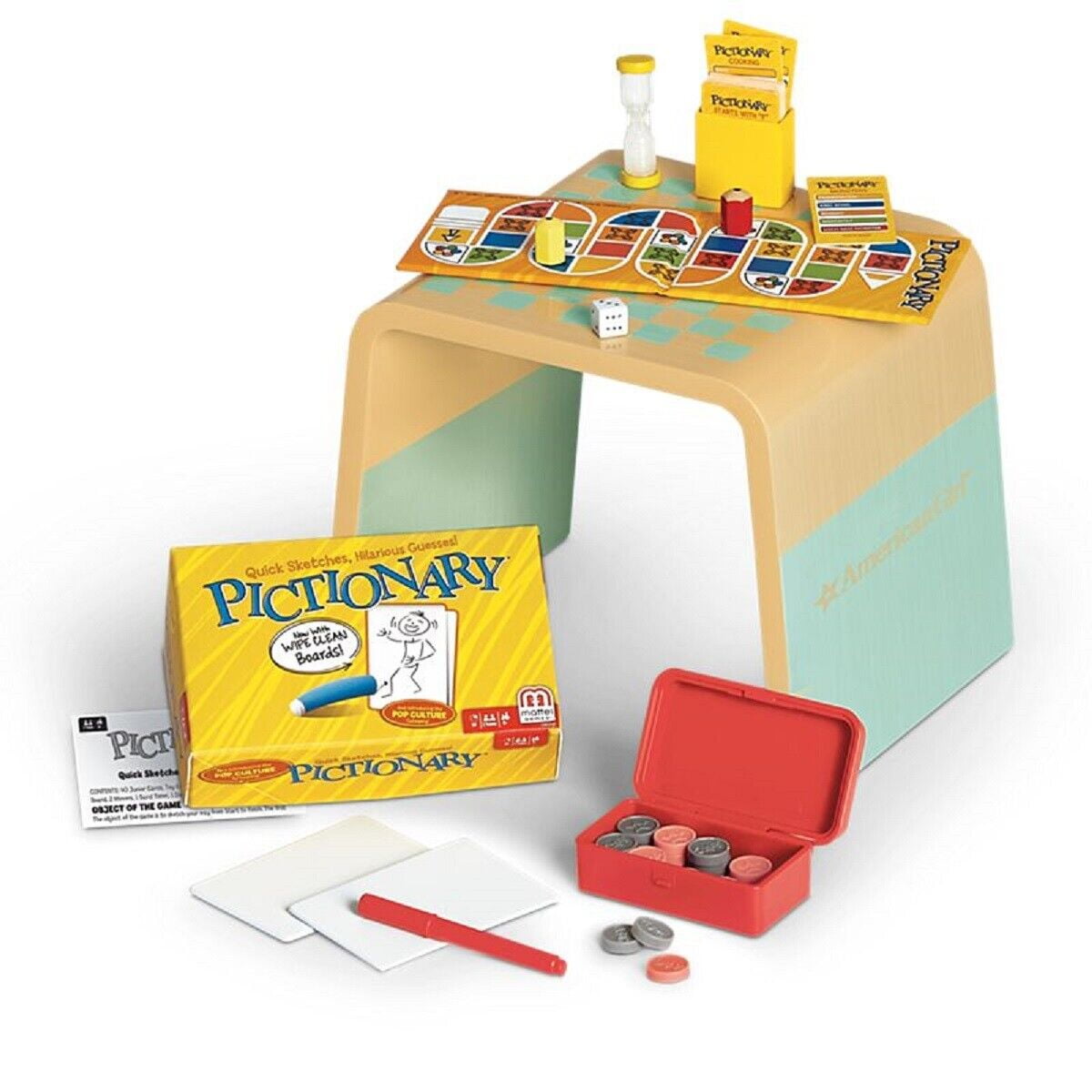 American Girl Game Night Accessories Set for 18" Truly Me Dolls (Doll ...