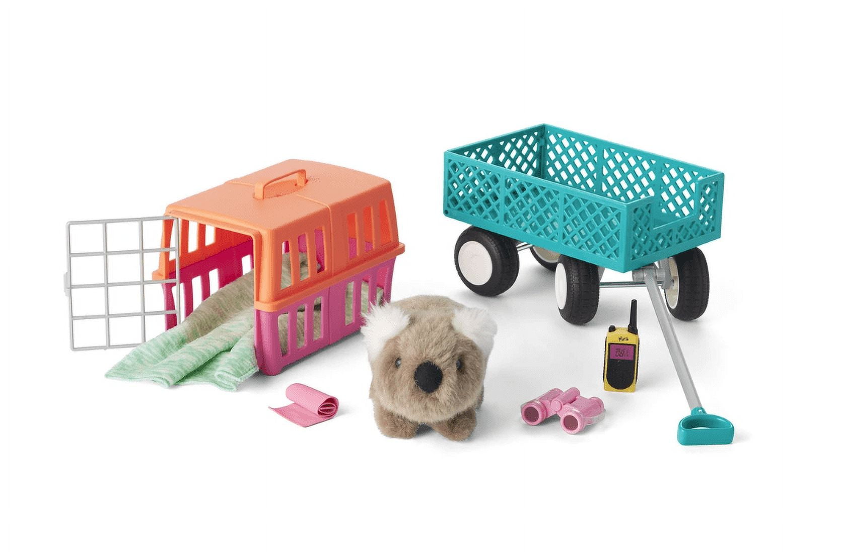 American Girl Kira's Wildlife Rescue Set with Moving Toys for 18 inch ...